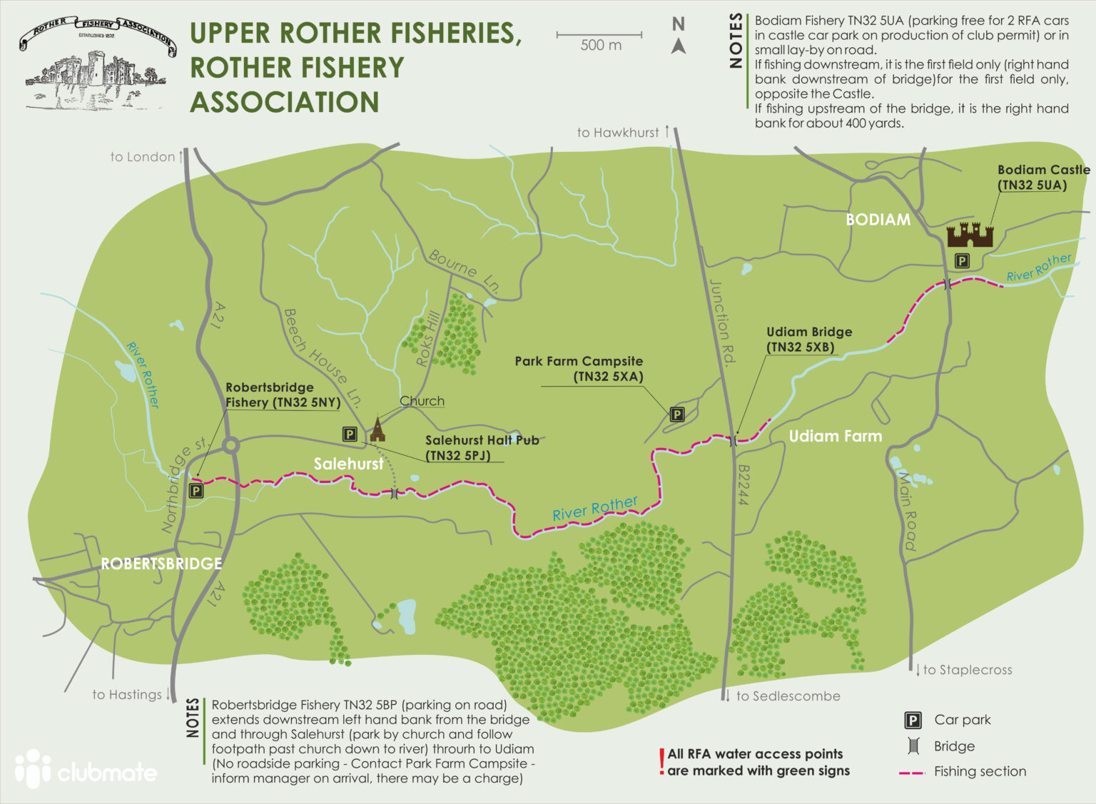 Venue Maps - Rother Fishery Association